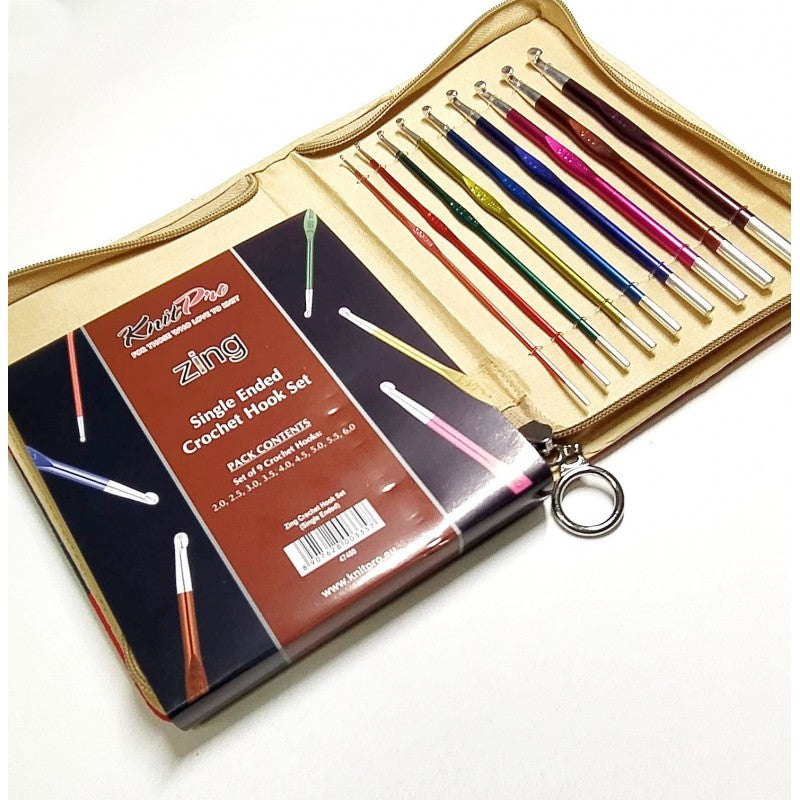 Knit Pro Zing Hook Set – For The Love Of Yarn